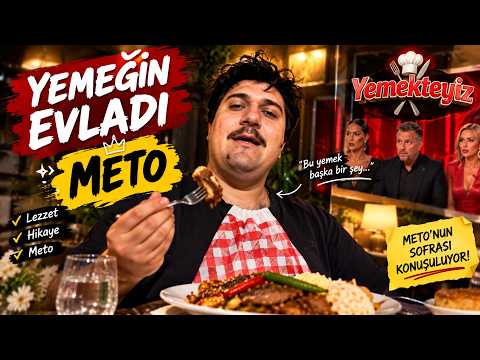 YENİ FORMAT|YEMEĞİN EVLADI METO EN İYİ ANLAR🍽️#mertcanbahar #yemekteyiz