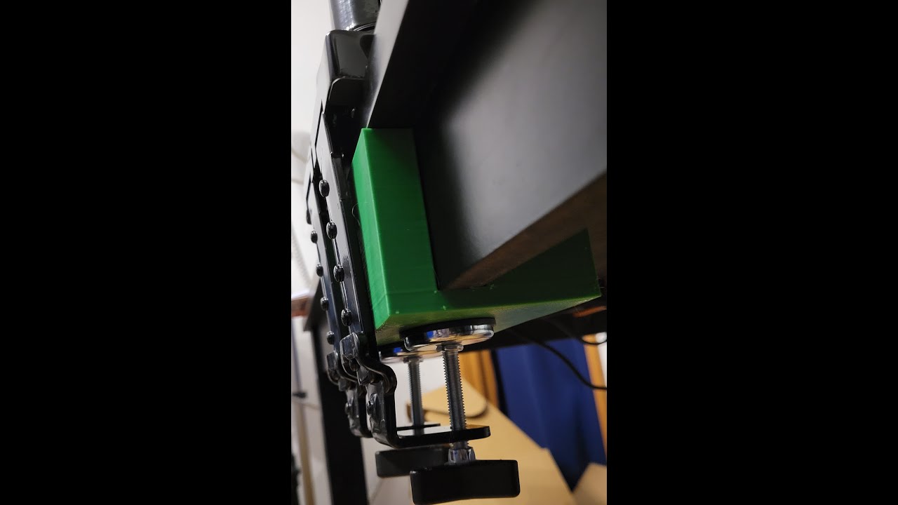 3D Printed Support Block For Monitor Stand - YouTube