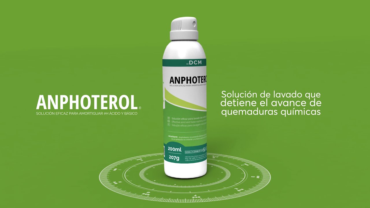 Anphoterol v/s Quemaduras Químicas - YouTube