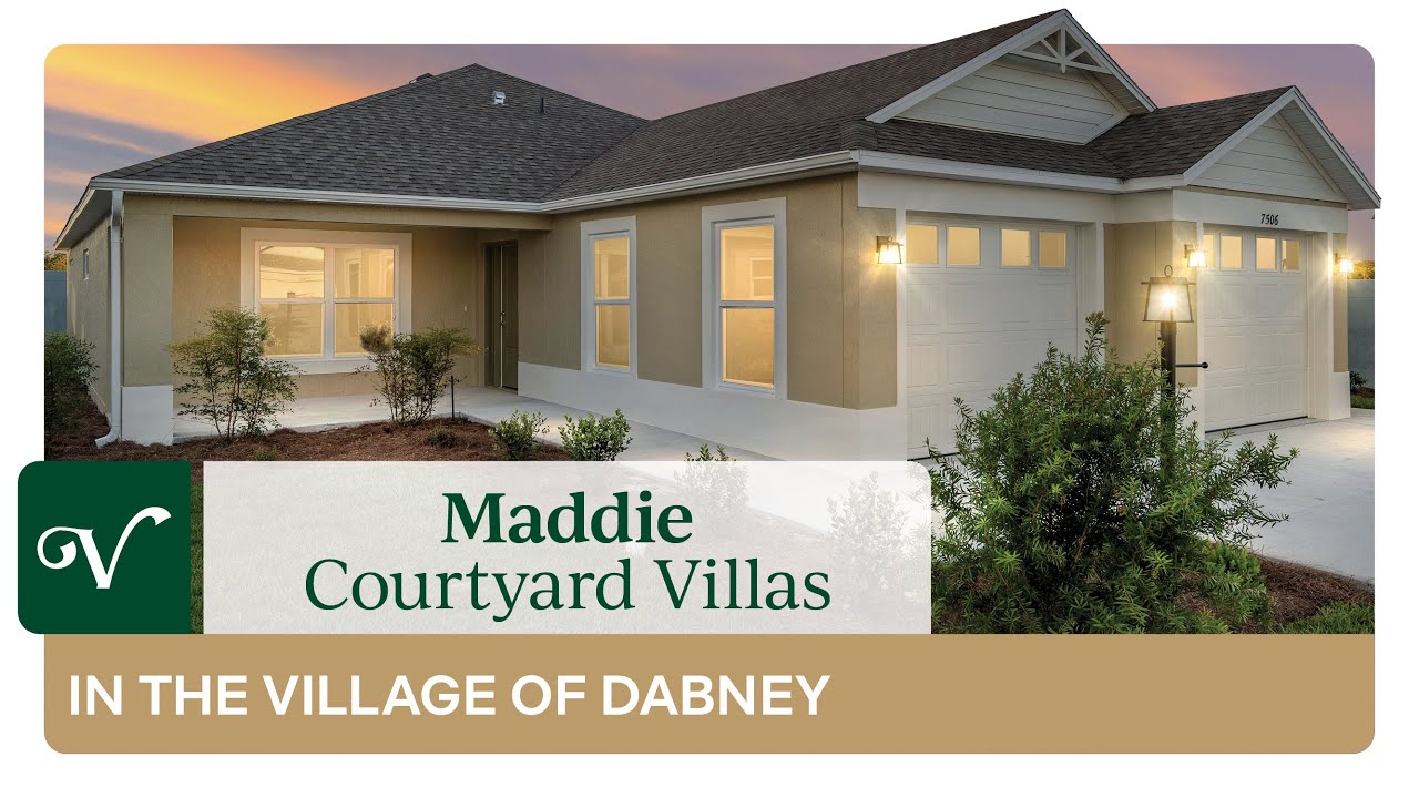 Introducing Maddie Courtyard Villas in The Village of Dabney - YouTube