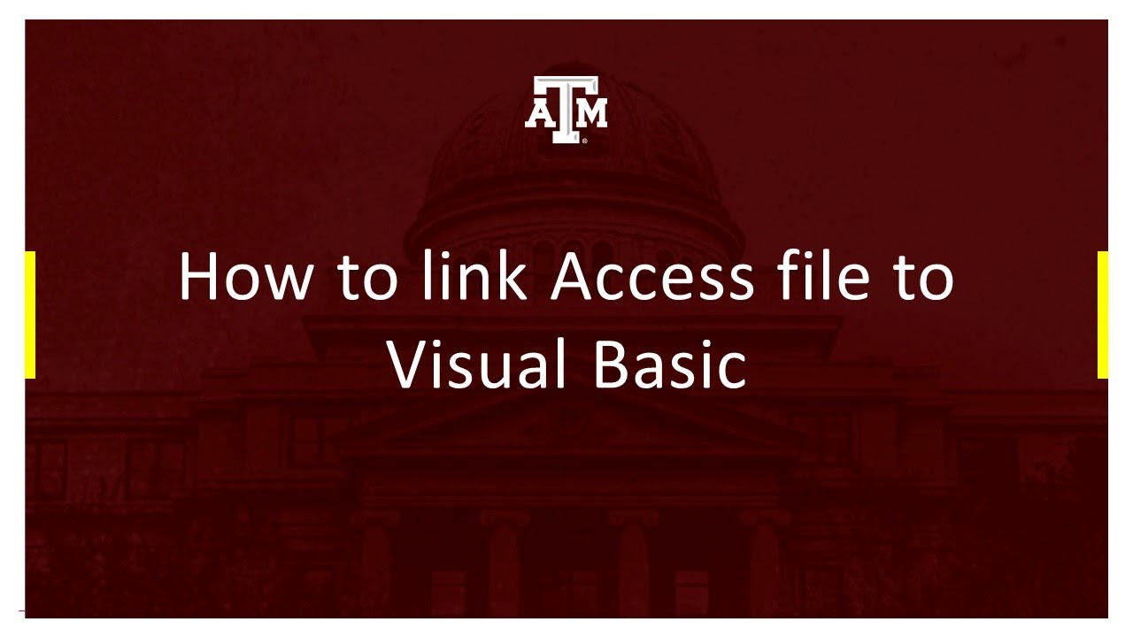 How To Link Access File To Visual Basic YouTube how-to-link-access-file-to-visual-basic-youtube