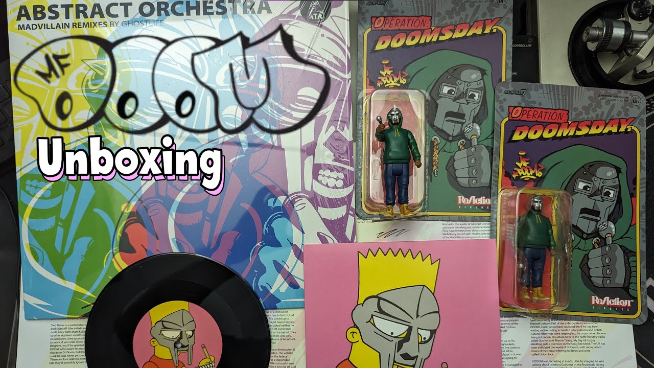 MF DOOM Operation Doomsday Action Figure, Barz Simpson 7" and Abstract ...