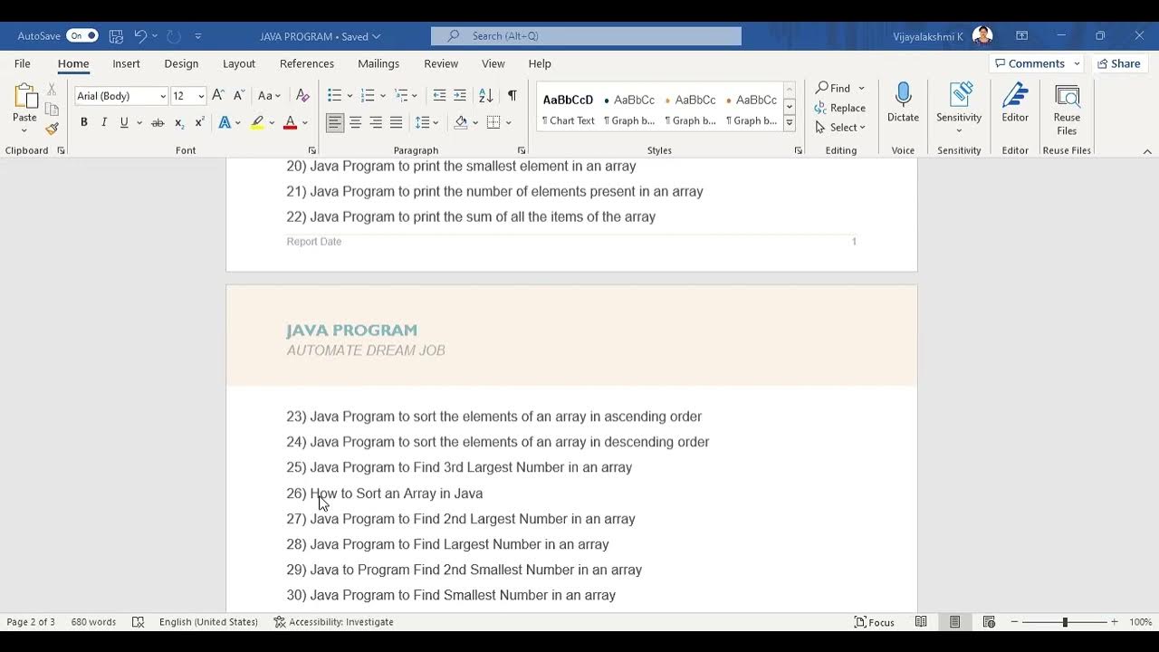 Java Assignment questions Continuation - YouTube