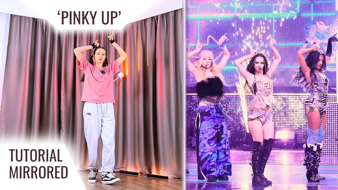 [EXPLAINED] KATSEYE - 'PINKY UP' Dance Tutorial (Chorus + Dance Break ...