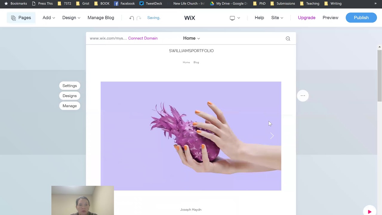 How to Create a Website on Wix and Submit Link Through Canvas - YouTube