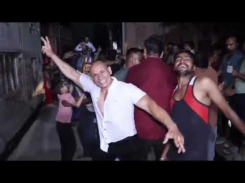 Luck 28 kudi da 47 weight kudi da indian bald guy dancing in white shirt trending meme template