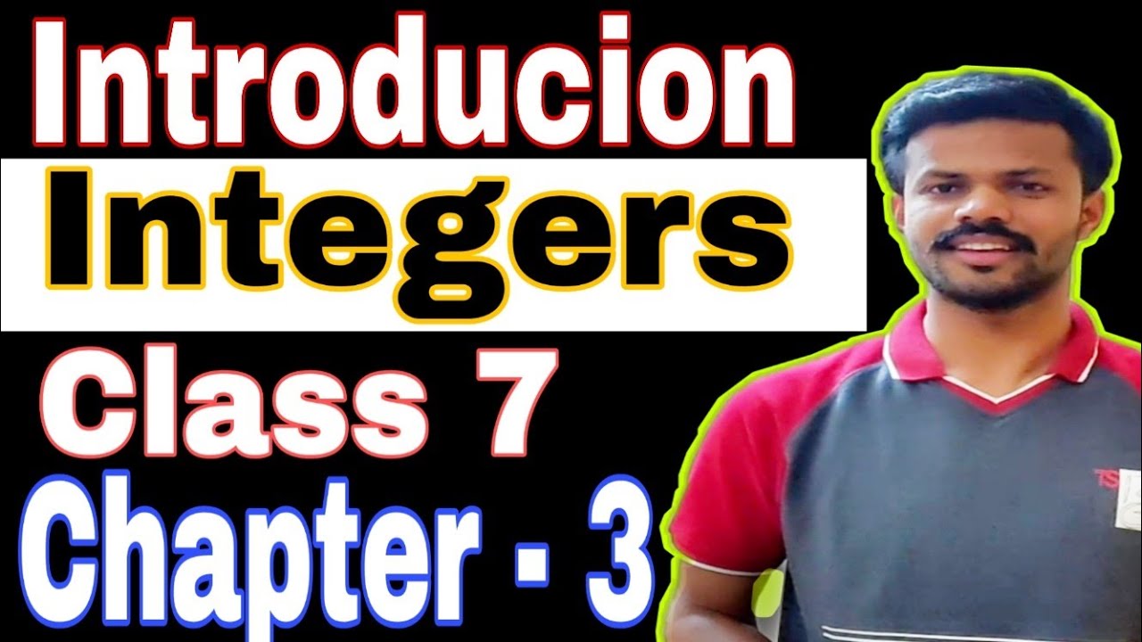 Integer PART 1 Chapter 1 CLASS 7 Baics To Solve How To Solve Integer PART 1 Chapter 1 CLASS 7 Baics To Solve How To Solve