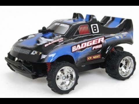 New Bright RC Badger Pro 1/36 scale Running Review - YouTube