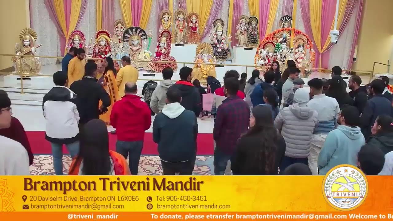 Brampton Triveni Mandir | Ayodhya Prashad Satsang - YouTube