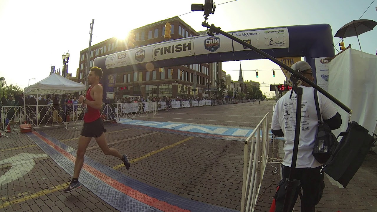 10 Mile Finish Part 1 - 2017 HAP Crim Festival of Races - YouTube