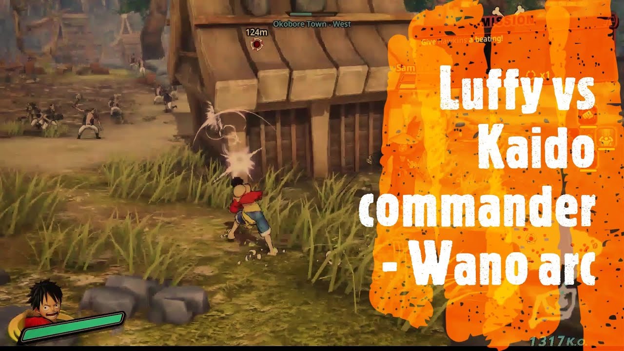Luffy vs Kaido commander - Wano arc - One piece pirate warriors 4 ...