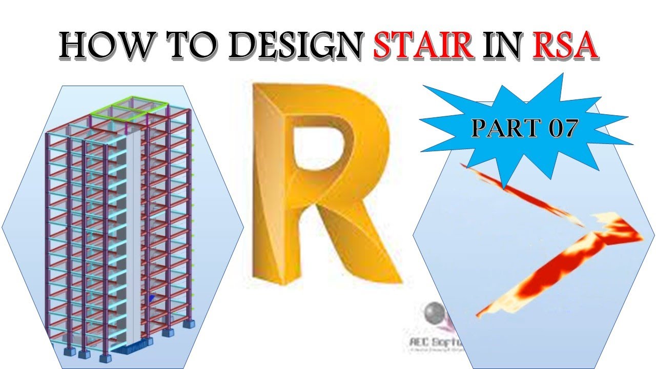 How to model stair in16 story with Robot structural analysis-Part 07 ...