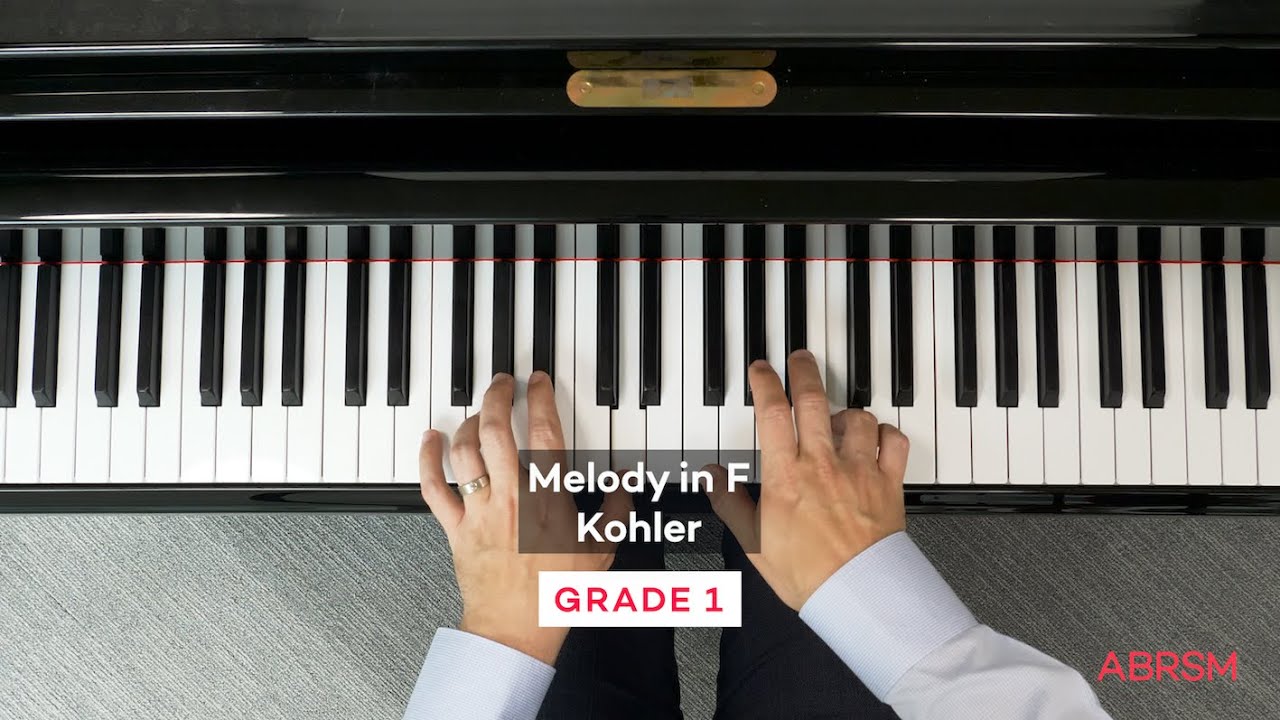 Melody in F, Köhler | Grade 1 performed by Luis Parés - YouTube
