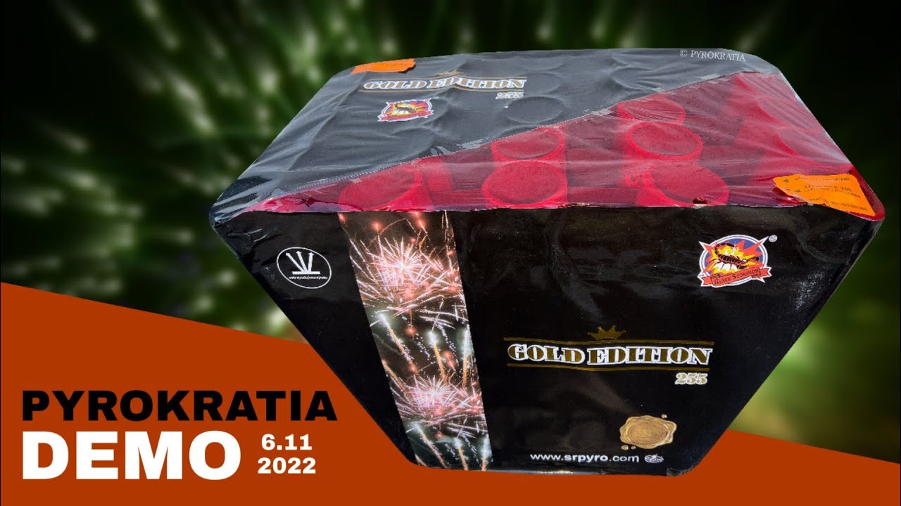 3x SR Pyro Gold Edition 255 50mm - YouTube