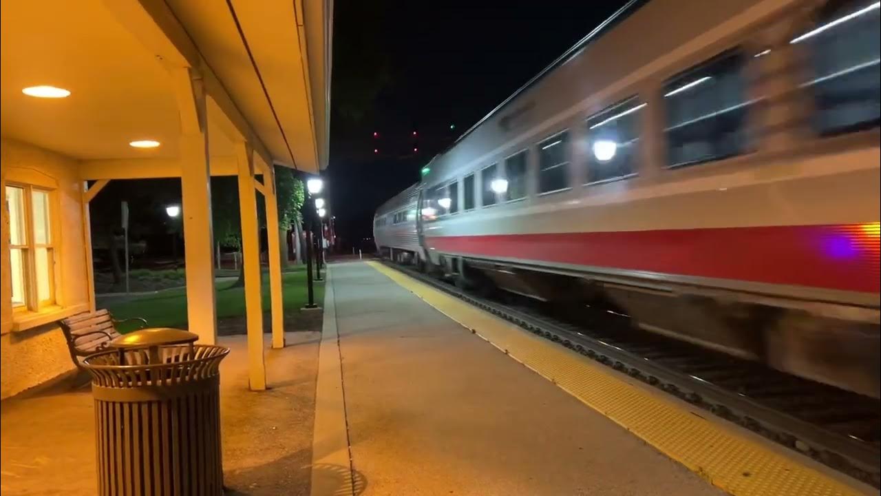Amtrak Carl Sandburg #382 At Fairview Avenue On July 30, 2023 - YouTube