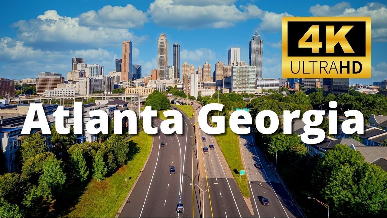 Tour of Atlanta Georgia 4k | Georgia Aquarium | Atlanta Falcons ...