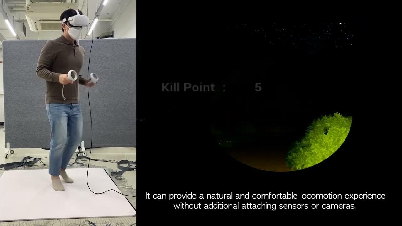 Seamless-walk: natural and comfortable virtual reality locomotion method - YouTube