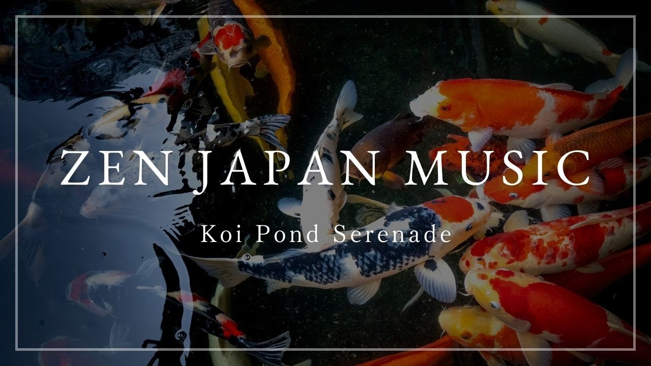 【Japanese Music】-Koi Pond Serenade, Soothing, Healing, Deep Sleep, BGM ...