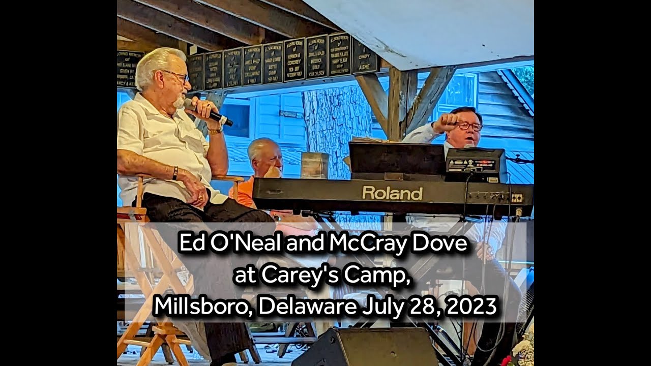 Ed O'Neal & McCray Dove at Carey's Camp 7/28/2023 - talking and "There ...