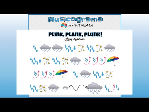 Musicograma PLINK, PLANK, PLUNK - Leroy Anderson