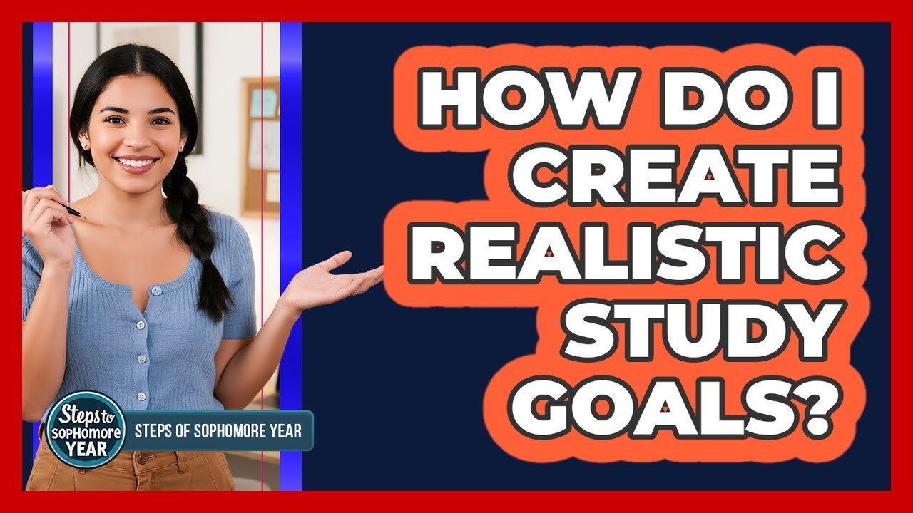 How Do I Create Realistic Study Goals? - YouTube