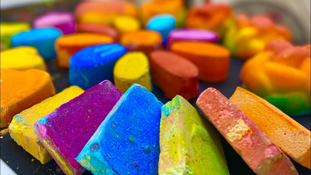 I wonder how much chalk i’ve crushed? 🧐 - YouTube