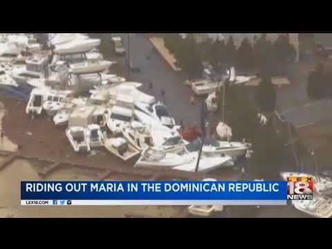Riding Out Maria In The Dominican Republic - YouTube