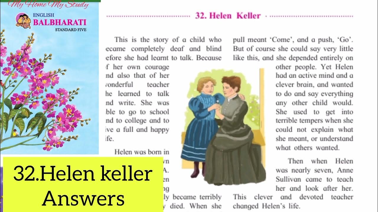 5th Class English 32 Helen Keller Question And Answers YouTube 5th-class-english-32-helen-keller-question-and-answers-youtube