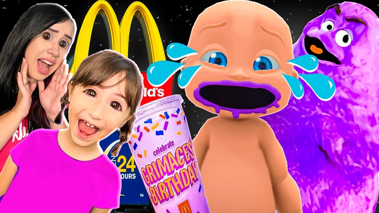 SE ESCONDA do GRIMACE para VENCER no Grimace Shake Hide Baby! Filha ...