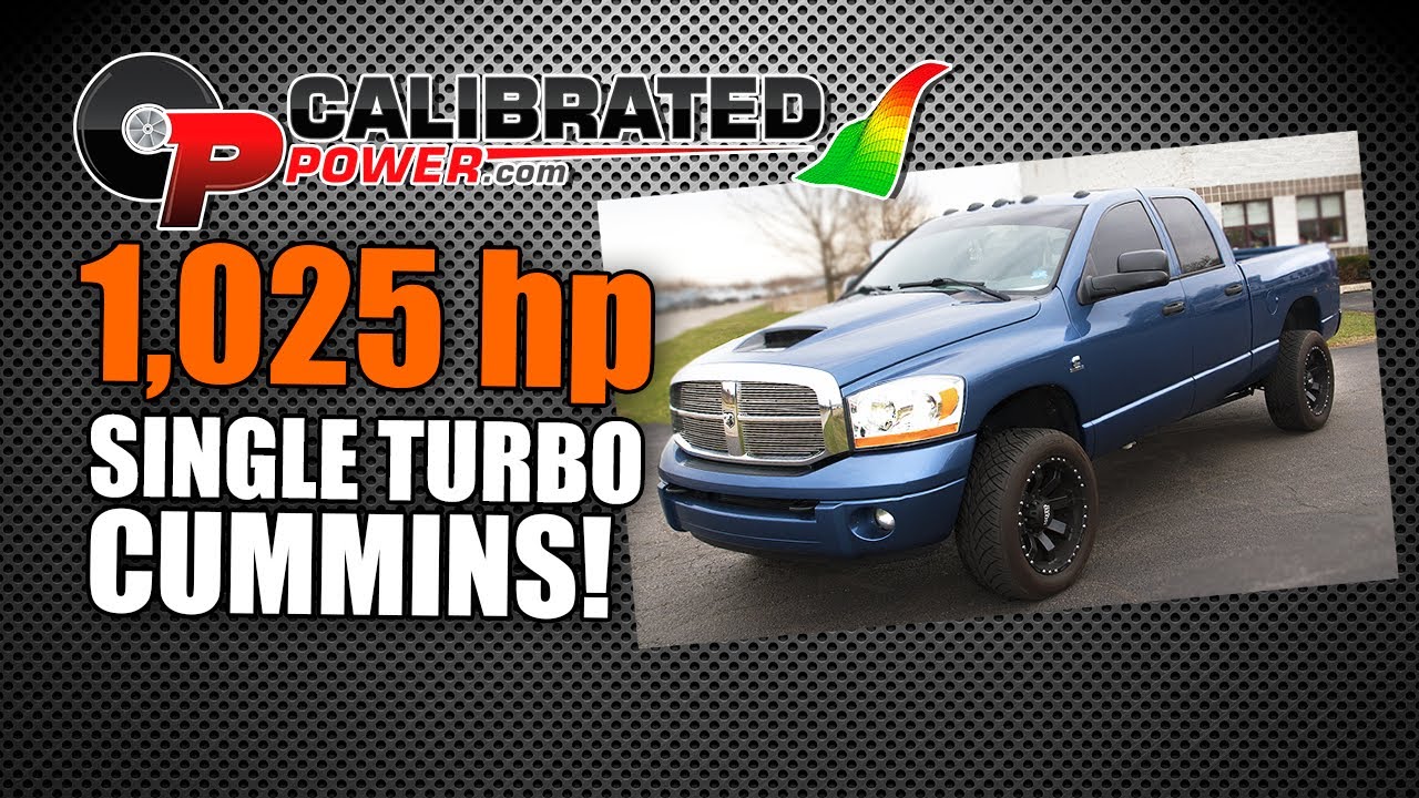1,025 HP CUMMINS - Single Turbo! - YouTube