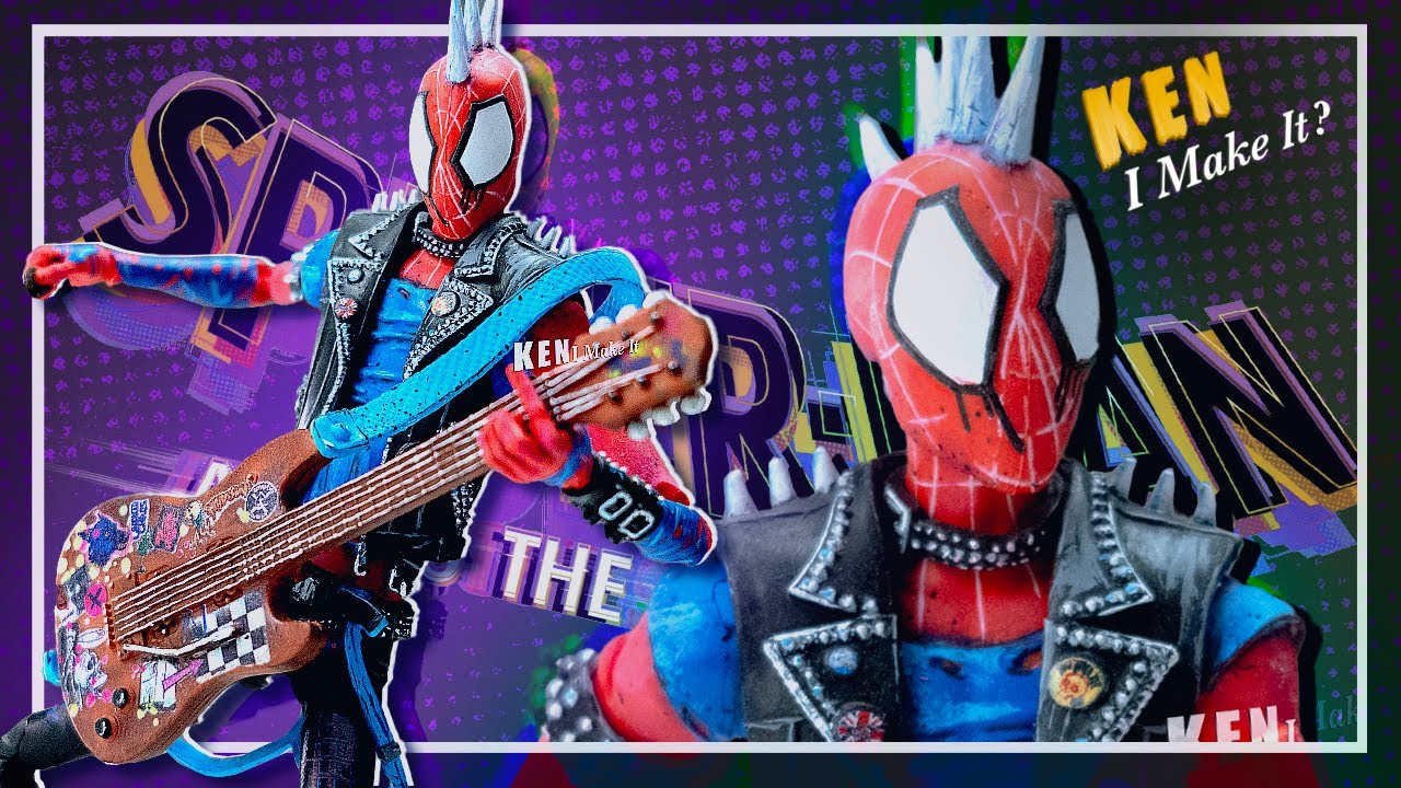 Making SPIDER-PUNK Look More Hand Drawn - YouTube