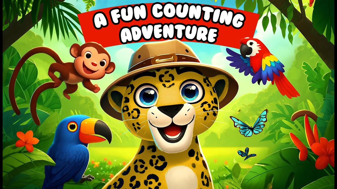 Jungle Jive: A Fun Counting Adventure with Jojo the Jaguar - YouTube