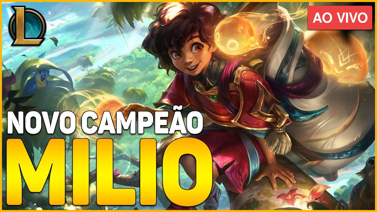 MILIO! TUDO SOBRE O NOVO CAMPEÃO - LIVE - YouTube
