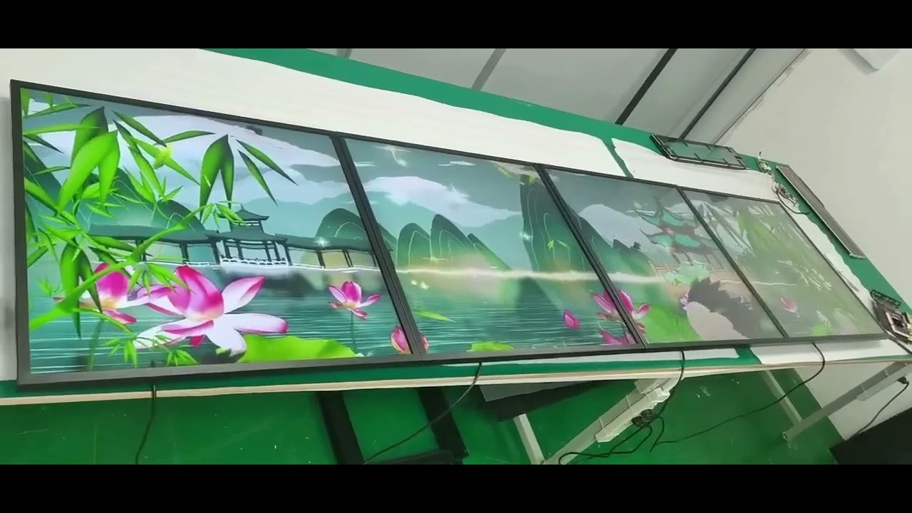 33.3inch Digital Square Screen AVLink Digital Signage Touch Screen LCD ...