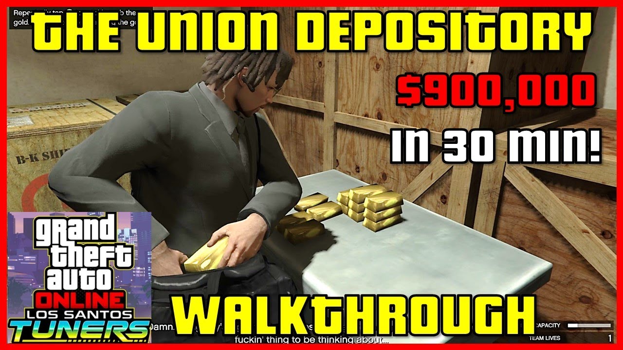 The Union Depository Contract Full Tutorial - Solo Playthrough | GTA 5 ...