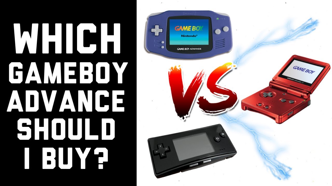 Gameboy Advance vs gameboy micro vs GBA sp | The battle of the ...