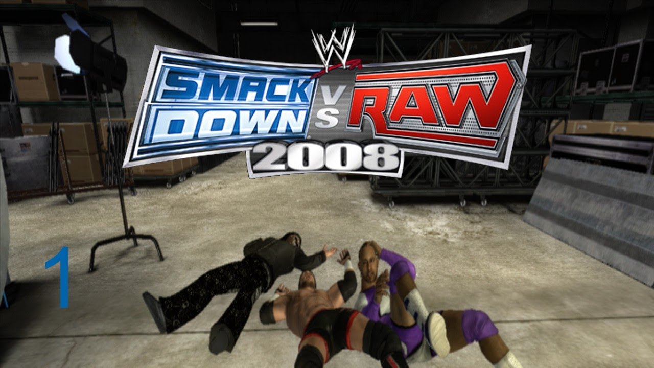Attacked On Day One | WWE Smackdown vs Raw 2008 Part 1 - YouTube