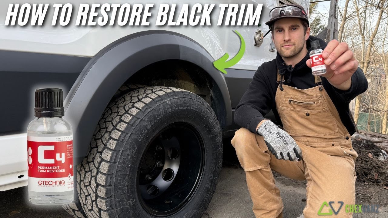 BEST way to RESTORE BLACK TRIM on ANY vehicle - YouTube