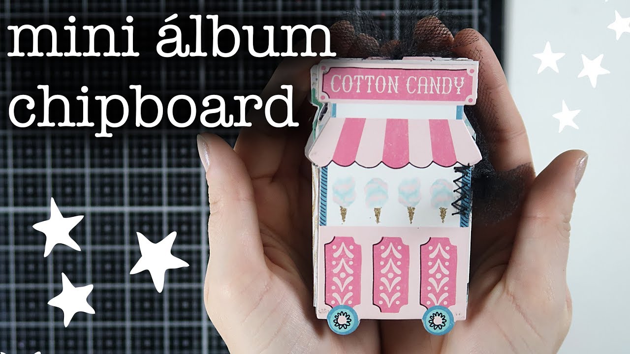 CHIPBOARD MINI ÁLBUM │SCRAPBOOKING FÁCIL - YouTube
