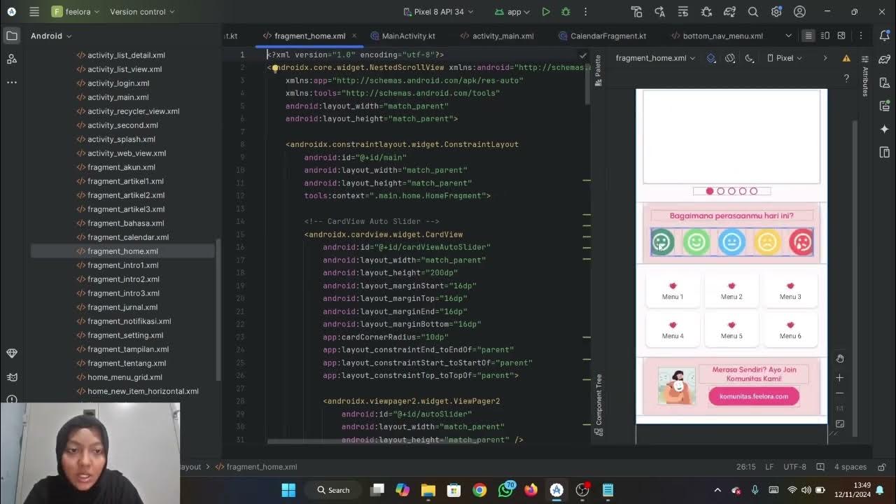 Belajar Mobile Programming dari Nol - Interaktif Home Fragment | Wan Hanna - YouTube
