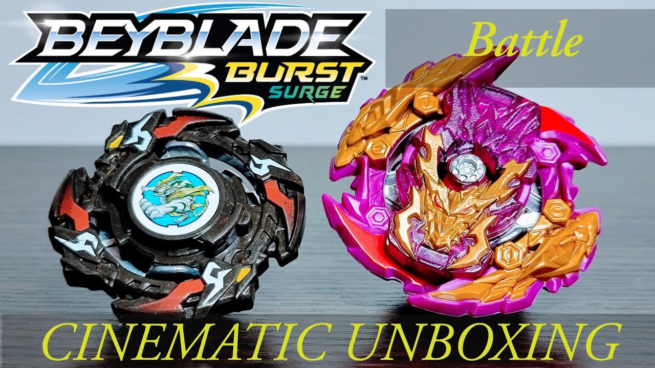 Beyblade Burst Surge Cinematic Unboxing & Test Battle - Zone Balkesh B5 ...