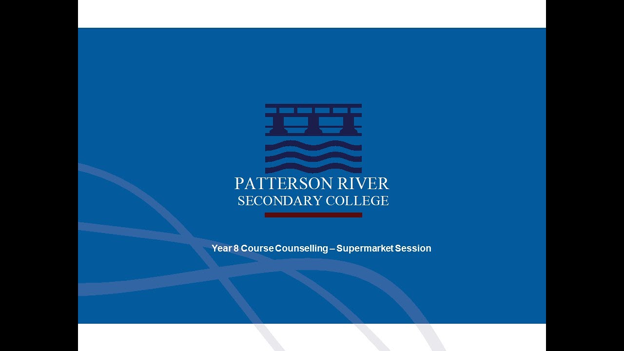 Patterson River SC - Year 8 Course Counselling - YouTube
