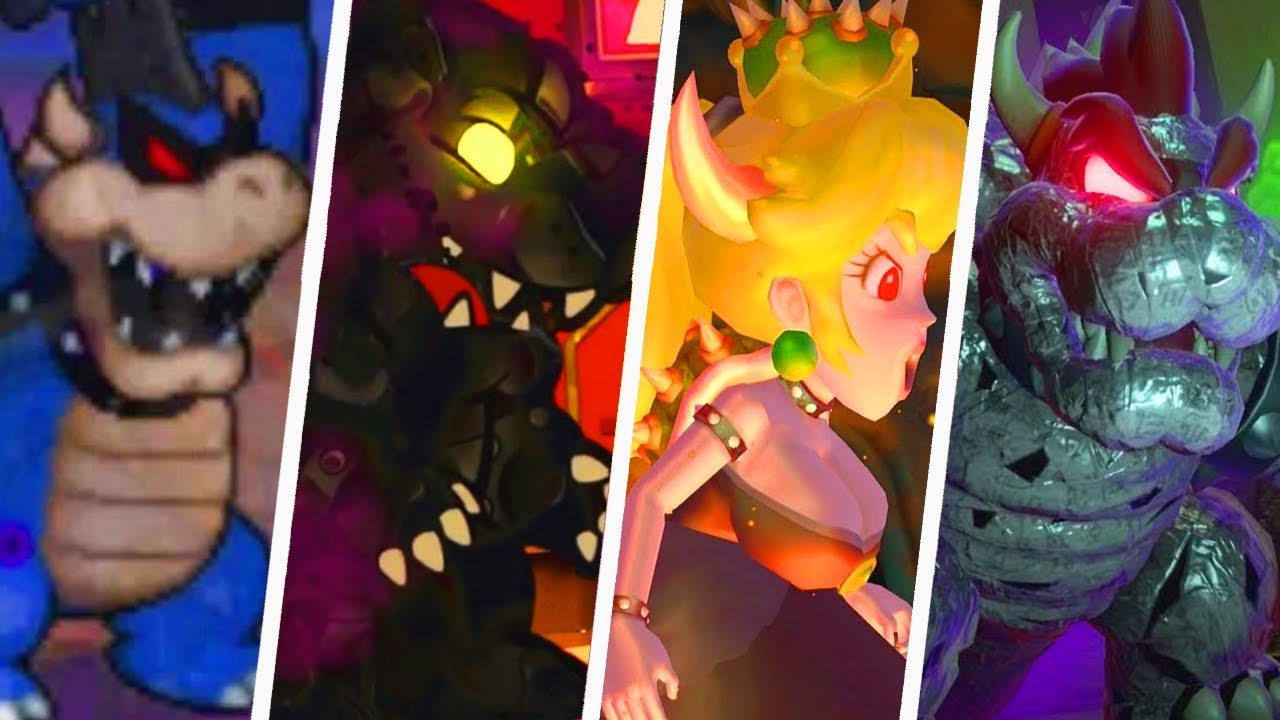 Evolution of Possessed Bowser in Super Mario Games (2001 - 2018) - YouTube