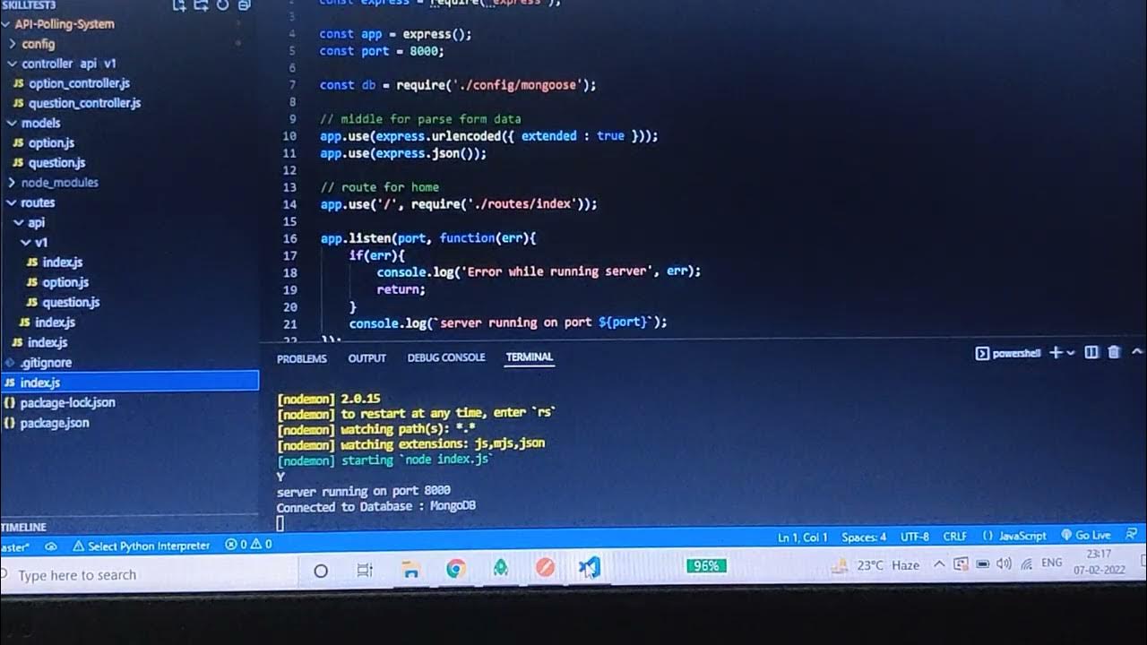 api-polling-system - YouTube