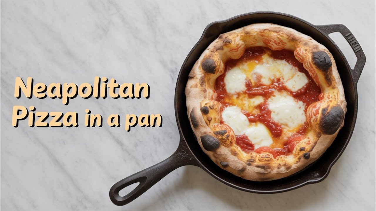 How to Make NEAPOLITAN PIZZA in a PAN without a Pizza Oven - YouTube