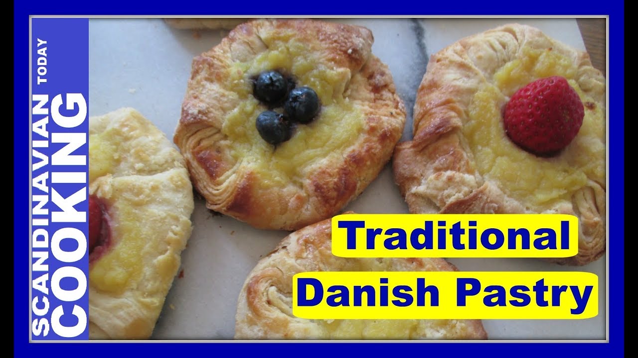 How To Make Easy Danish Pastry with Custard Filling - YouTube