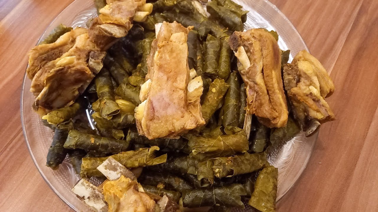 Gefüllte Weinblätter / yabrak / warak Enab / Sarma - ورق عنب - filled ...