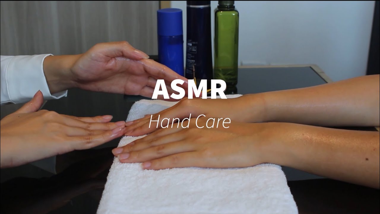 Hand Care ASMR for sleep💤Hand Treatment, Hand Massage, Hand Cream ...