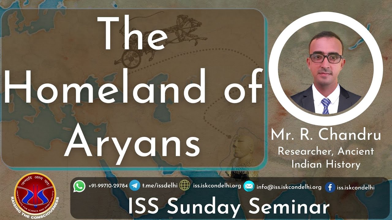 The Homeland of Aryans | Mr. R. Chandru | 8th Aug 2021 - YouTube