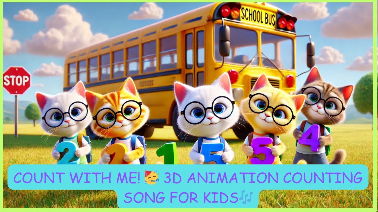 Count With Me! 🥳 3D Animation Counting Song for Kids. - YouTube